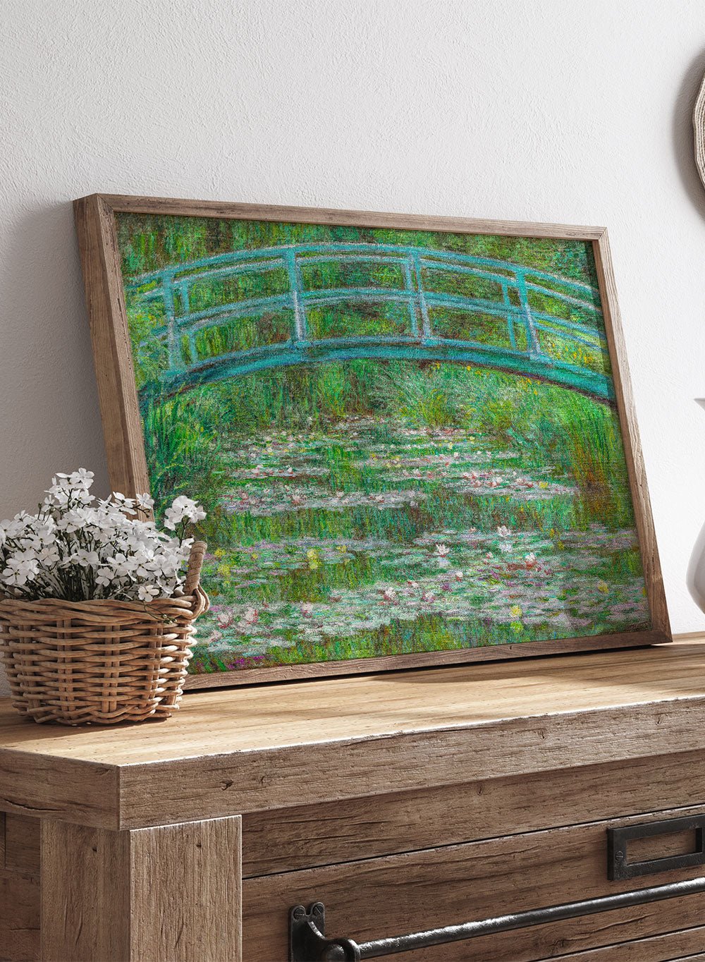 Claude Monet The Japanese Footbridge 1899 Vintage Poster Art Print ...