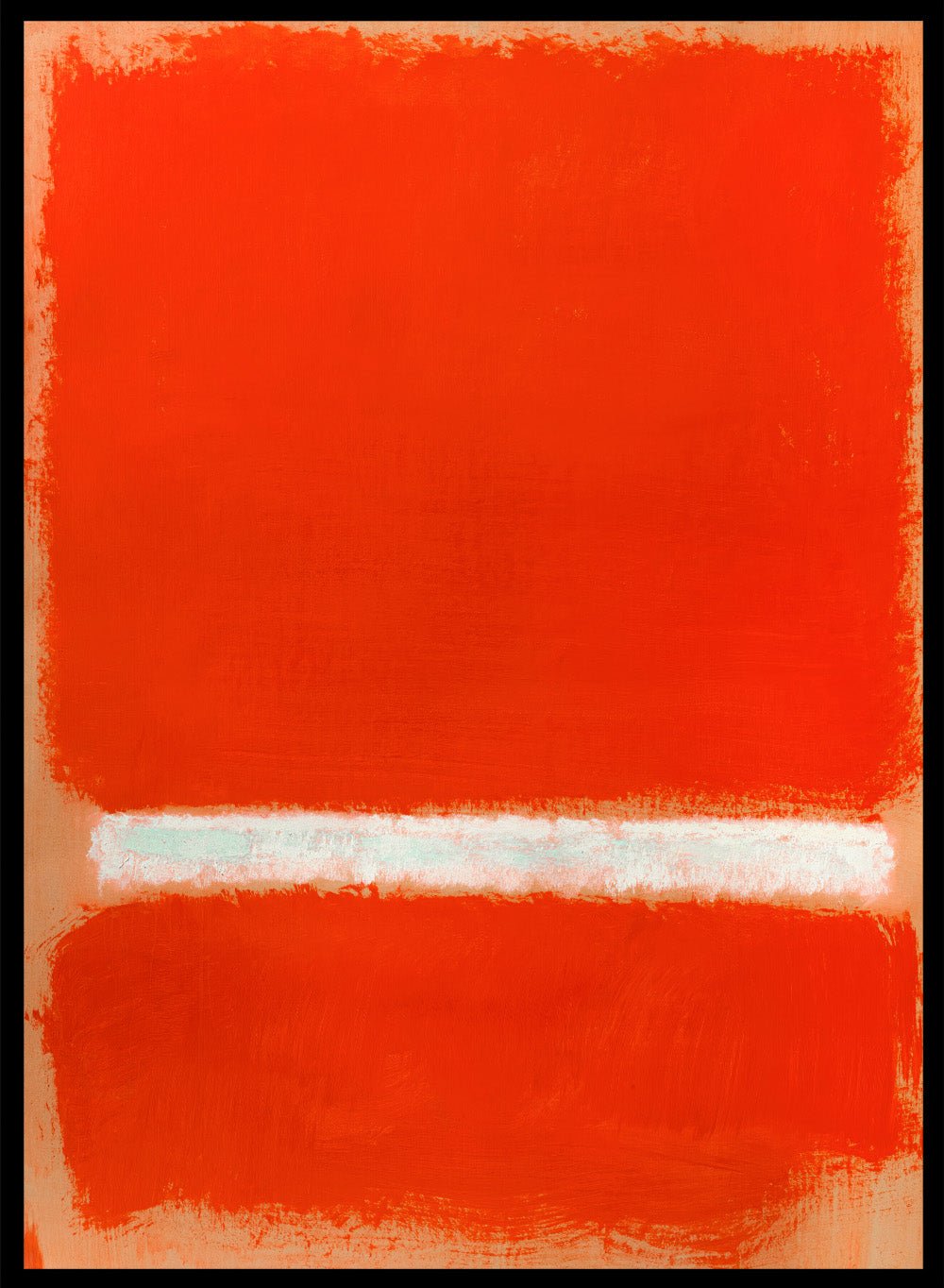 Mark Rothko Untitled 1969 Burnt Orange Vintage Poster Colorful Art ...