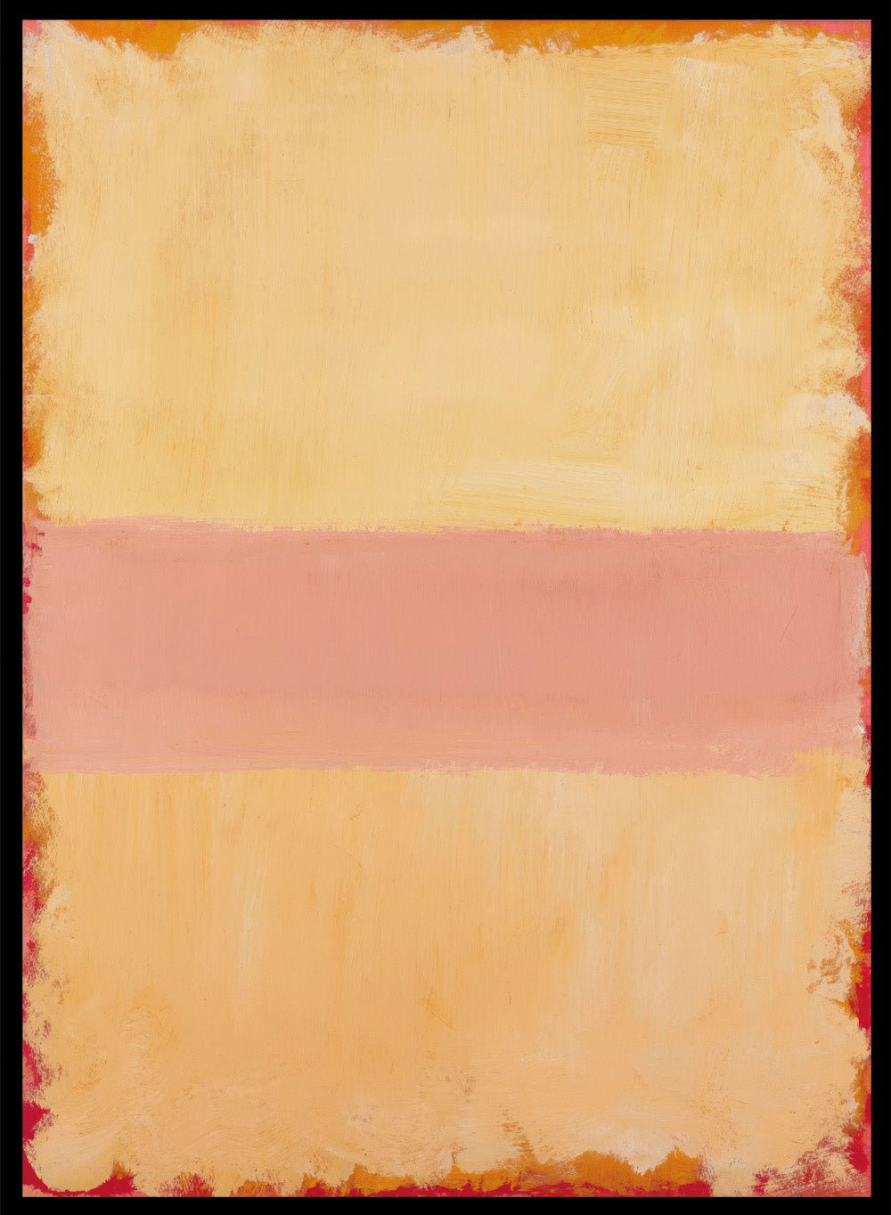 Mark Rothko Untitled Yellow Pink Orange Vintage Poster Colorful Art ...