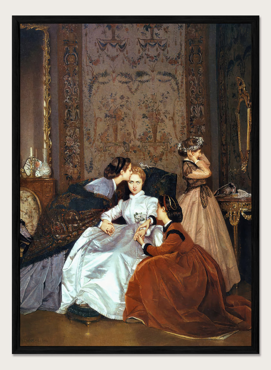 Vintage The Reluctant Bride Art Print | Auguste Toulmouche – Sugar & Canvas