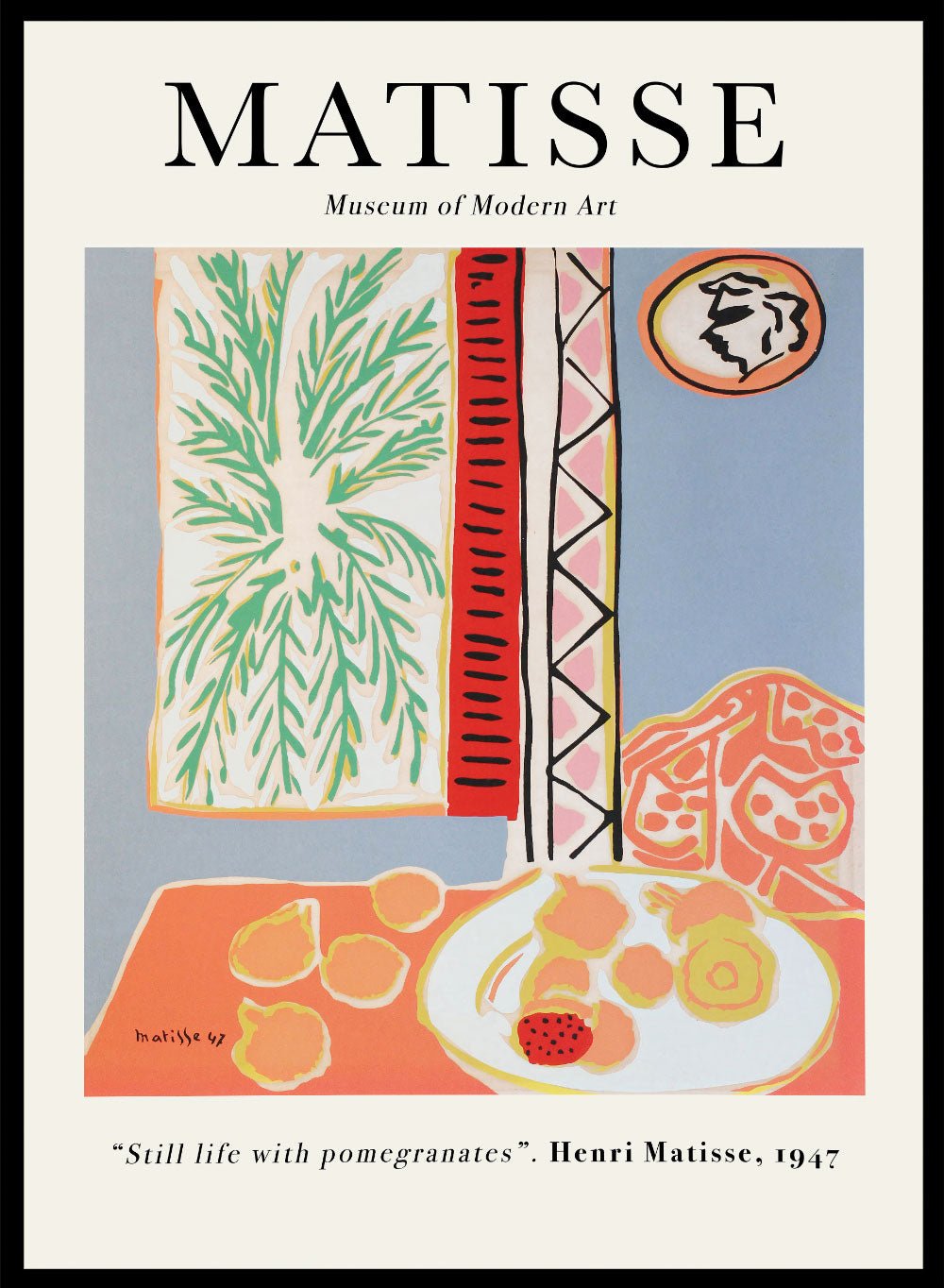 Henri Matisse Vegetable Collage Henri Matisse Print Vegetables 1952